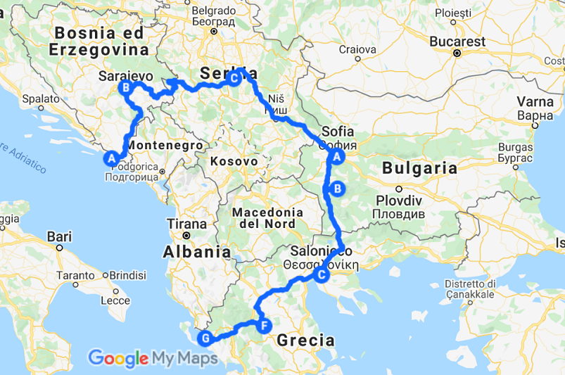 Balcani Grantour in 10 giorni